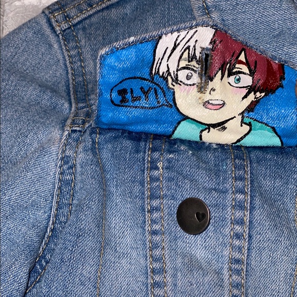 The Children's Place | Jackets & Coats | Custom Shoto Todoroki Jean ...